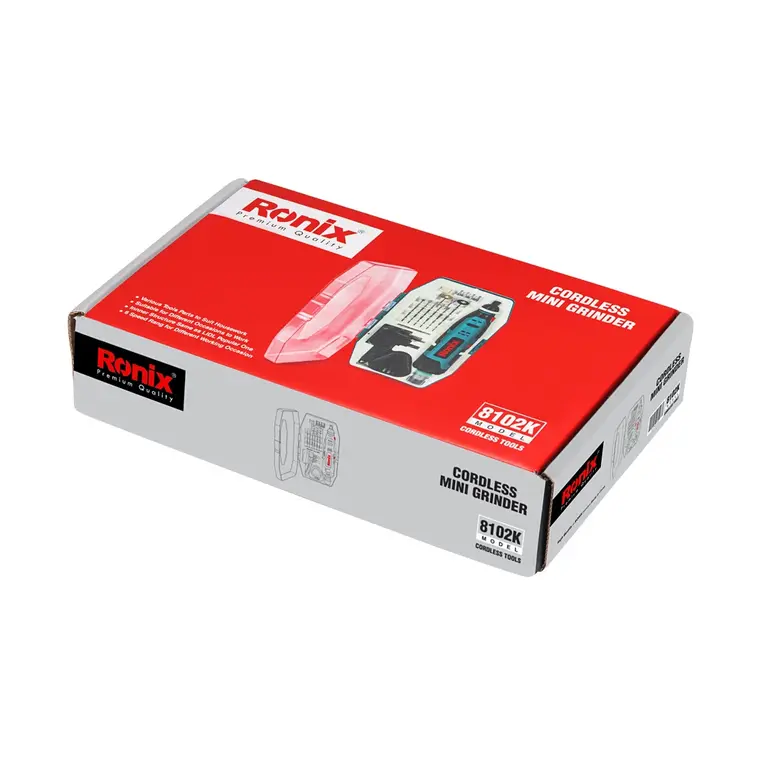 توضیحات " کیت فرز مینیاتوری شارژی 8102K- 12V" در رونیکس | Ronix Iran