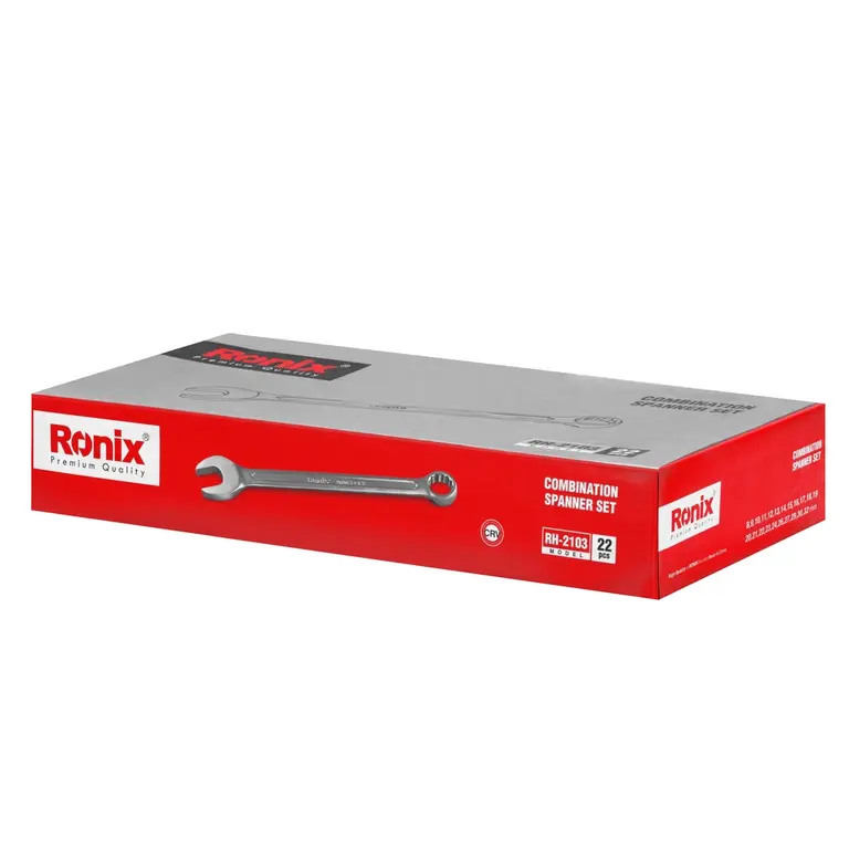 مجموعه 22 عددی آچار یک سر تخت یک سر رینگ - RH-2103