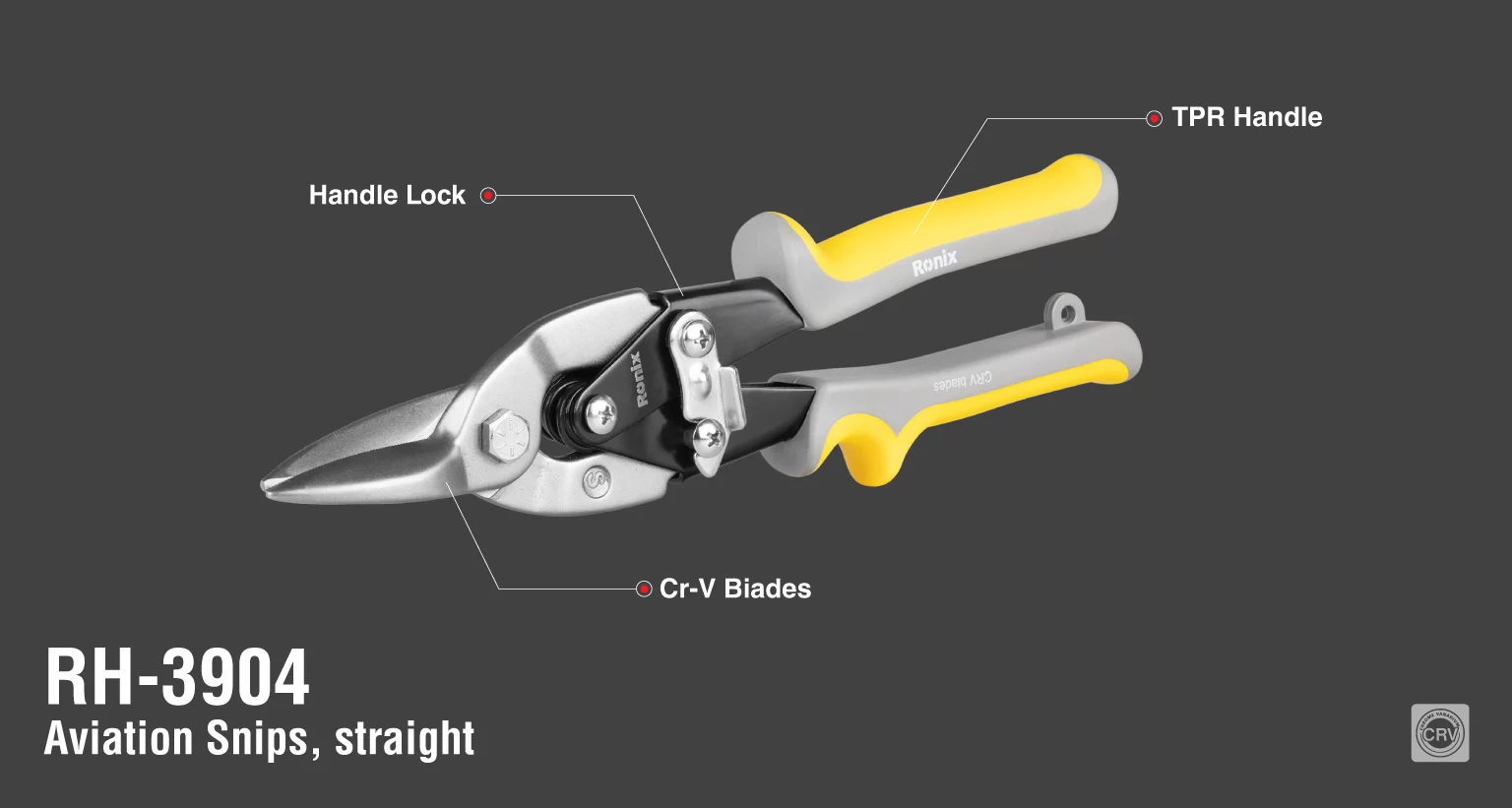قیچی ورق‌بر مستقیم بر دسته RH-3904 - TPR