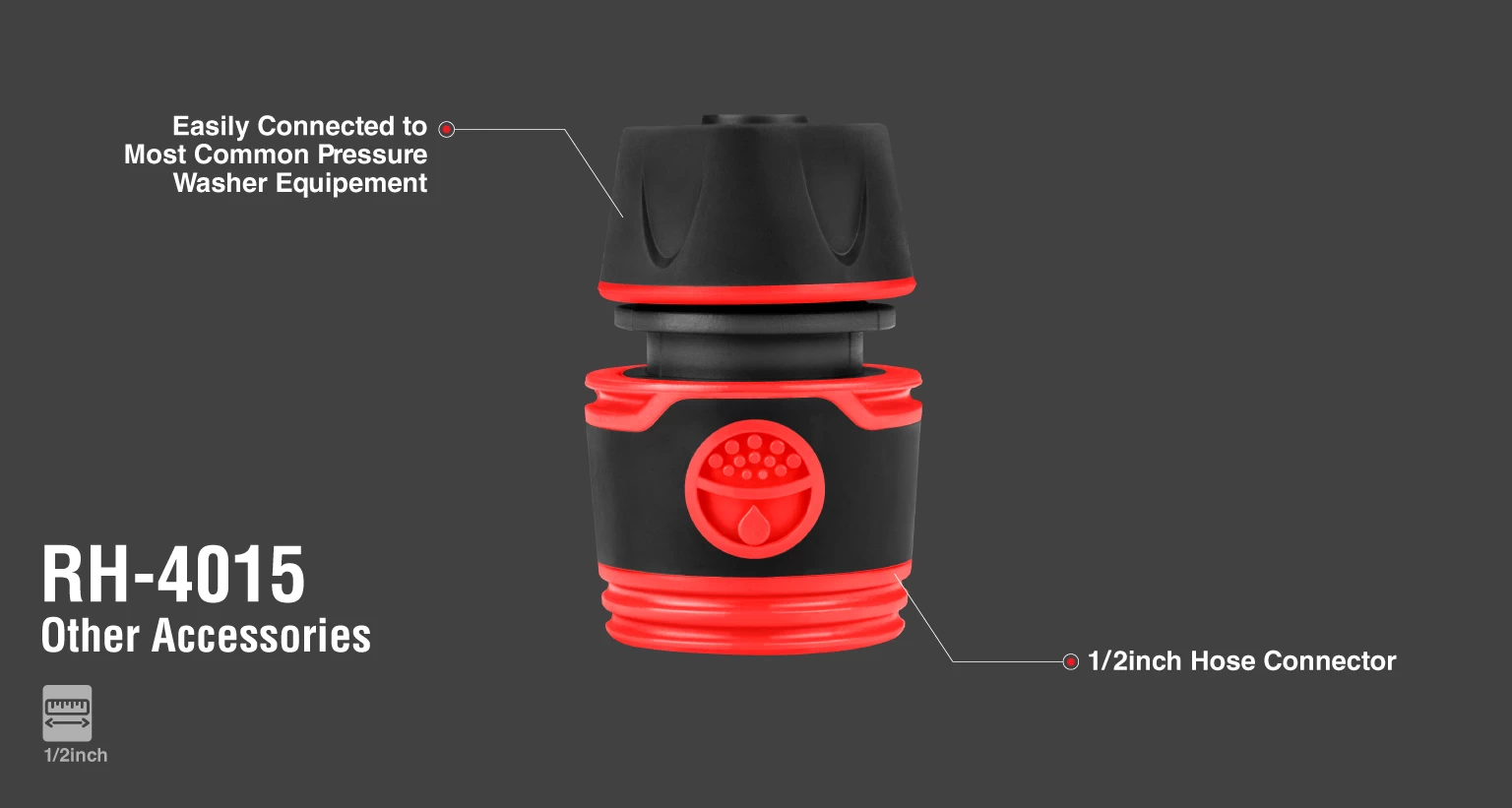 توضیحات "کوپلینگ 1/2 اینچ - RH-4015" در رونیکس