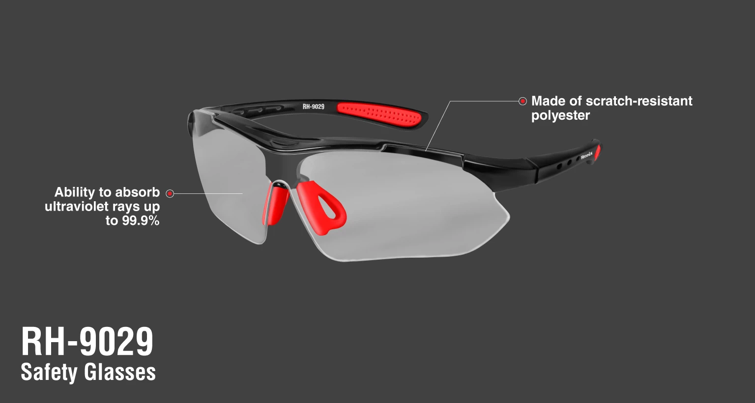 عینک ایمنی- RH-9029
